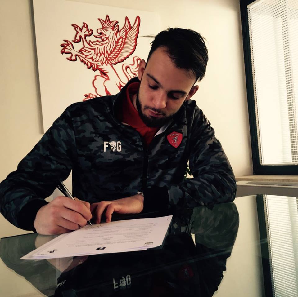 Brignoli-Perugia: ecco la foto della firma | Alfredo Pedullà