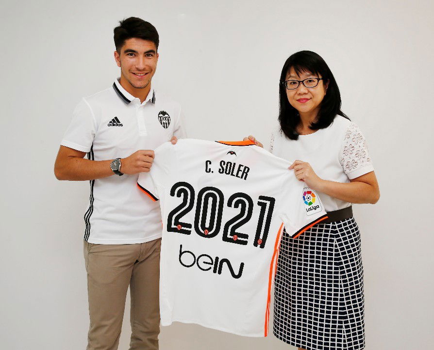 Ufficiale: Valencia-Soler, avanti fino al 2021. Clausola monstre da 80 ...