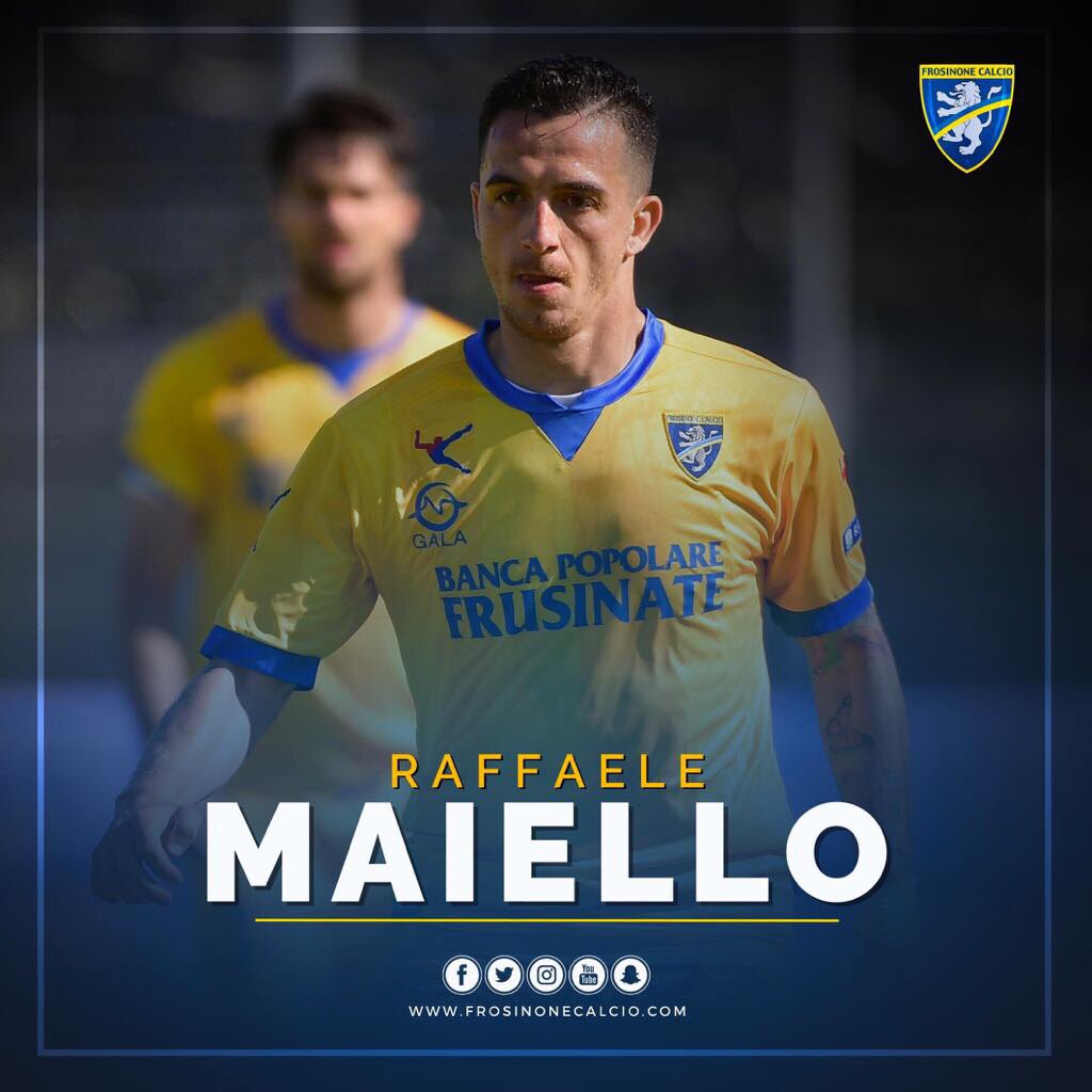 Ufficiale: Frosinone, torna Maiello a titolo definitivo