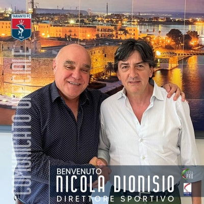 Ufficiale: Dionisio nuovo ds del Taranto | Alfredo Pedullà