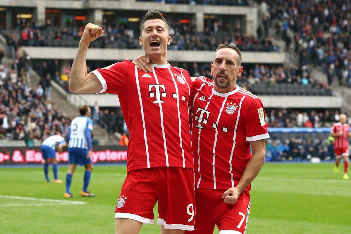Lewandowski su Ribery: "Franck, è stato un onore giocare nella stessa ...