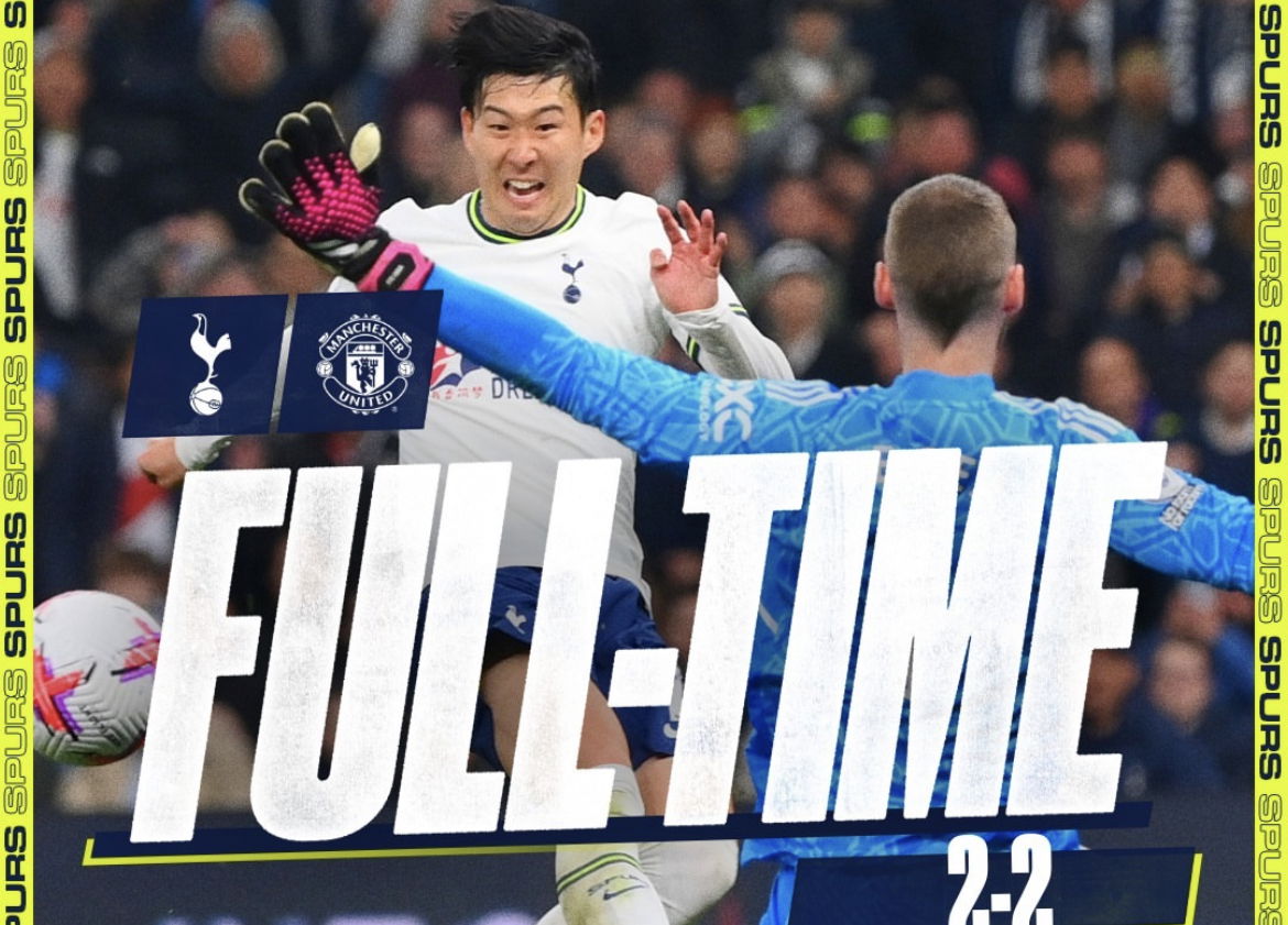 Il Tottenham Rimonta Lo United Da 2 0 A 2 2 Aprono Sancho E Rashford