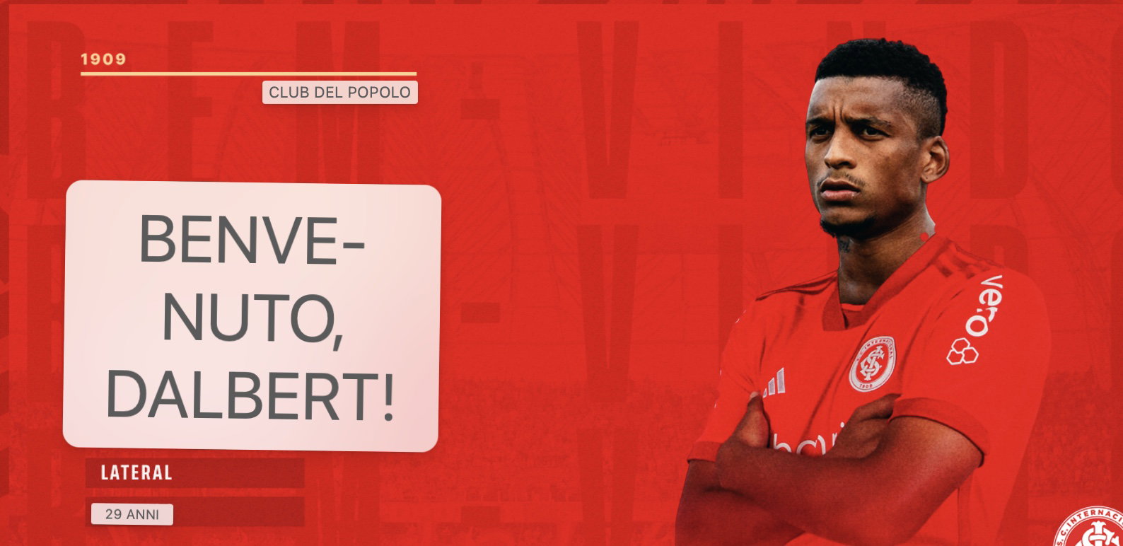 Ufficiale: Dalbert all'Internacional. Ha firmato fino a dicembre 2023 ...