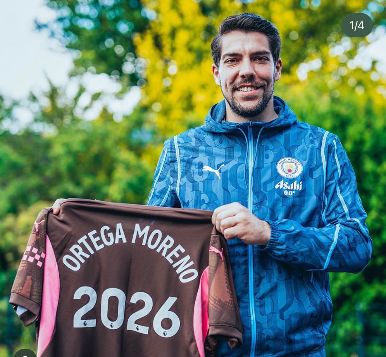 Ufficiale, Manchester City: rinnova Ortega fino al 2026 | Alfredo Pedullà Ufficiale, Manchester City: rinnova Ortega fino al 2026 | Alfredo Pedullà
