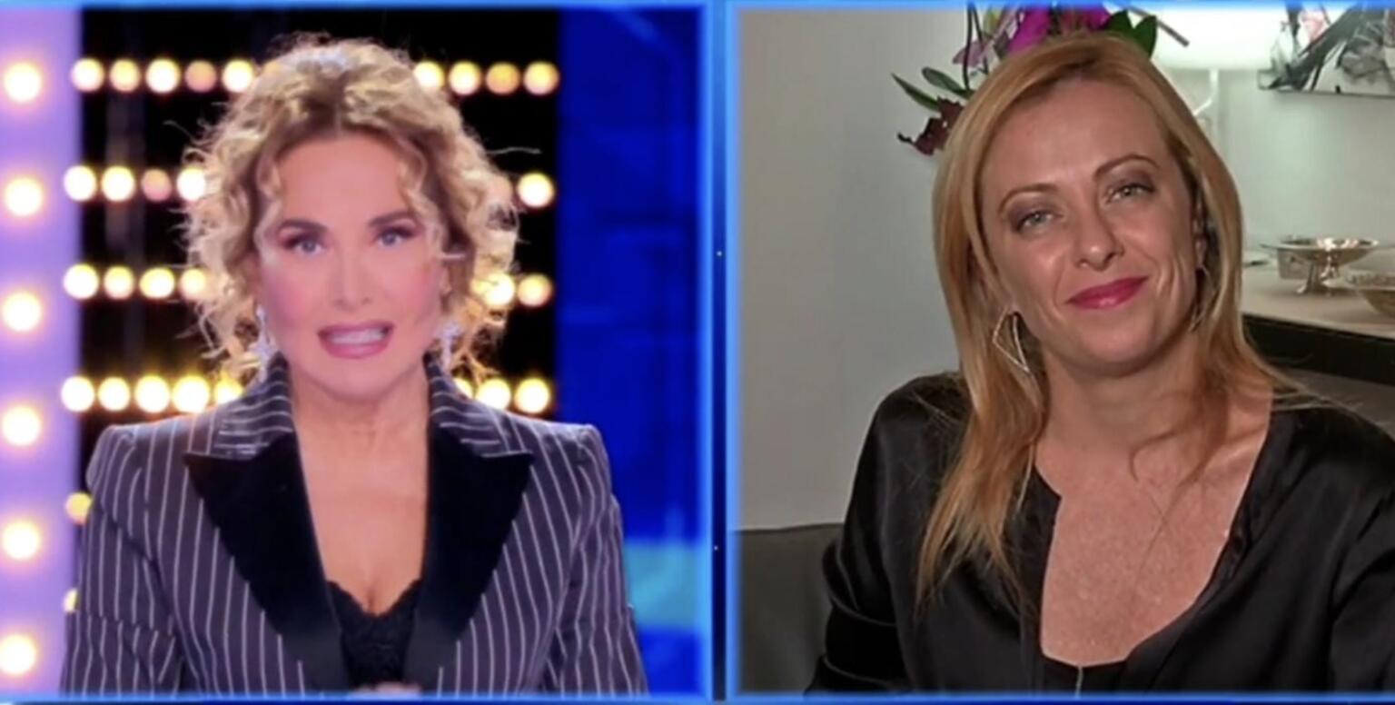 Barbara d'Urso chiede a Giorgia Meloni di non ostacolare la legge ...
