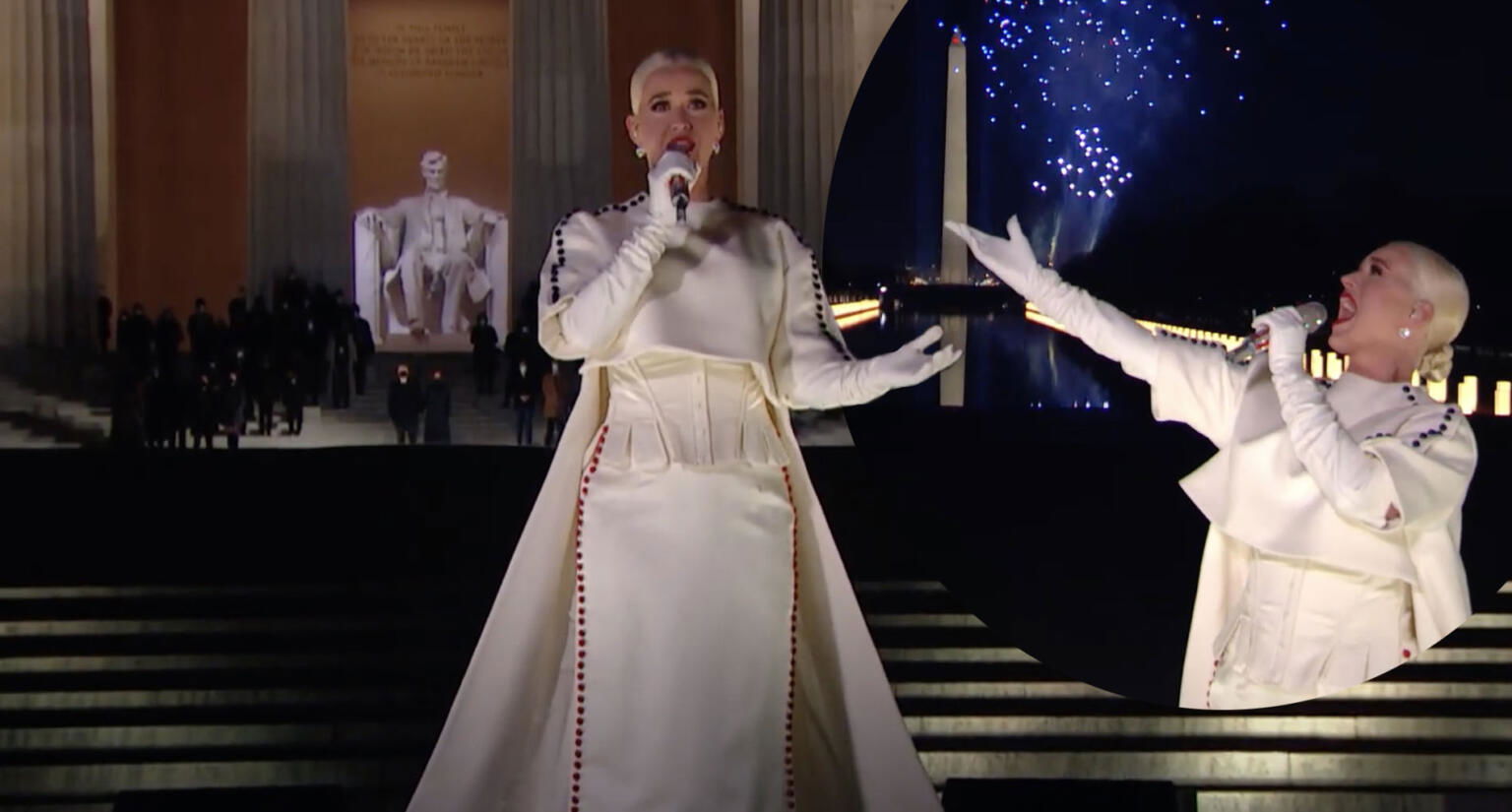 Katy Perry: la spettacolare esibizione per l'Inauguration Day di Joe ...