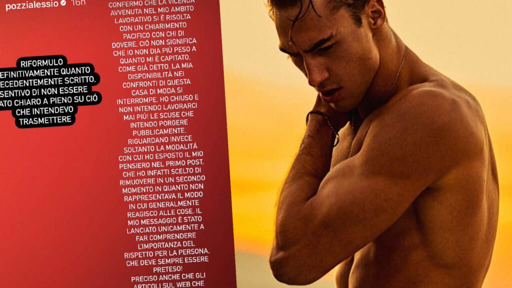 Alessio Pozzi: "Ho chiuso e non intendo lavorarci più", il modello si sfoga
