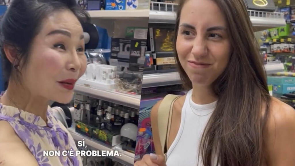 Bela Fisica tradisce Angela di An.Megastore nei video di un altro negozio