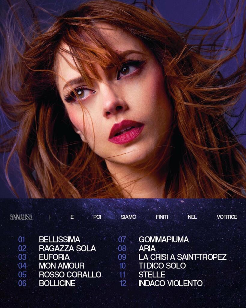 Annalisa nella storia della musica e pubblica la tracklist del nuovo album