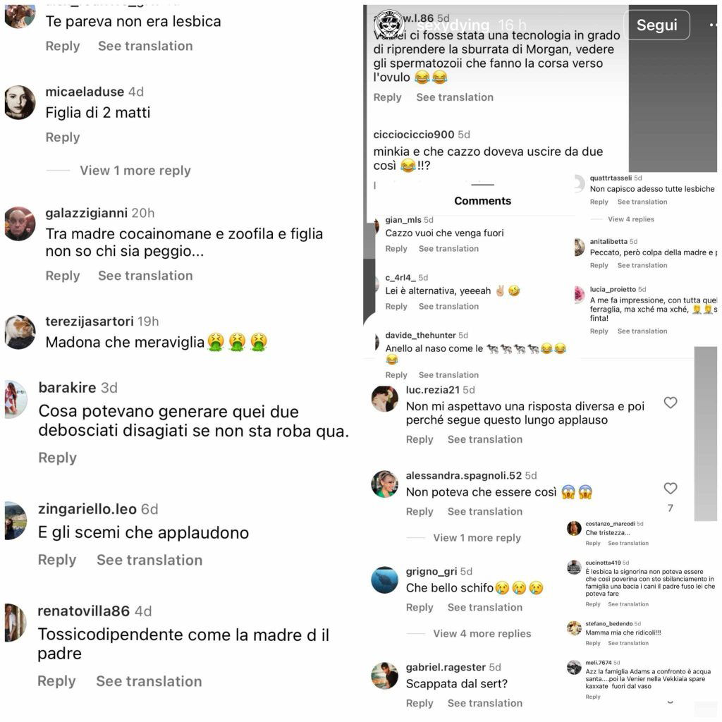 Anna Lou: insulti omofobi per aver detto in tv di avere una fidanzata