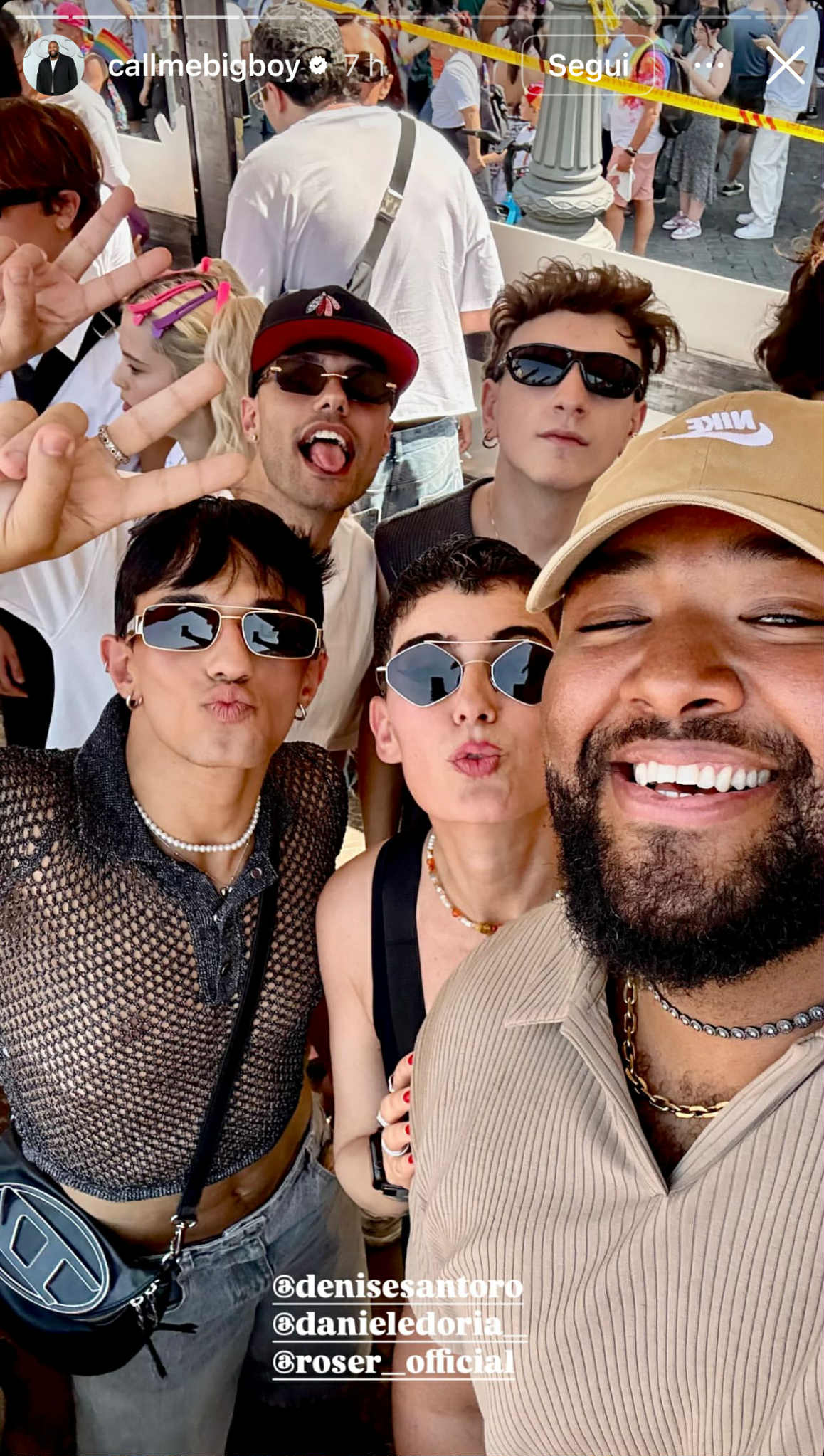 Due vincitori di Amici al Roma Pride * Biccy