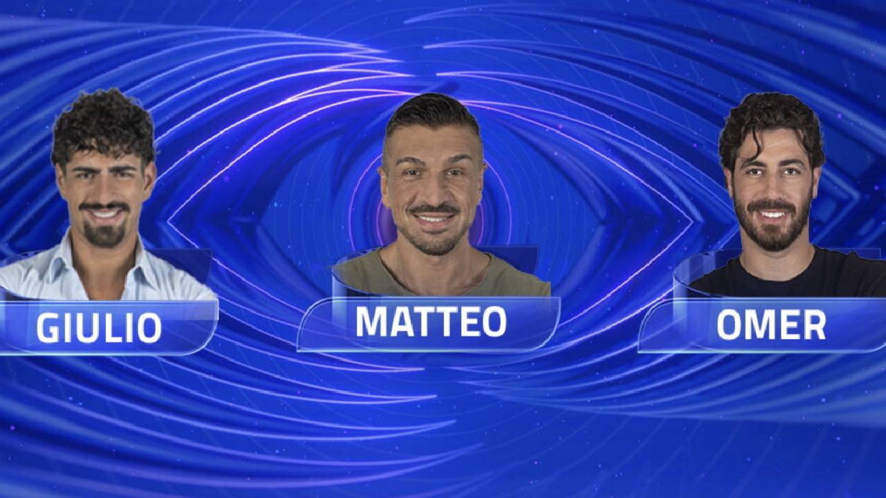 Giulio, Matteo, Omer, chi esce dal Grande Fratello: risultati