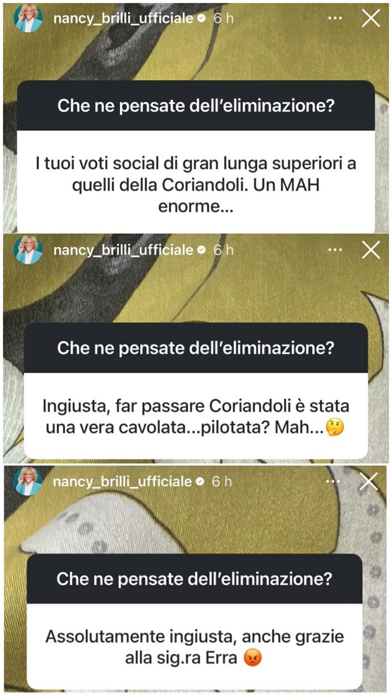 Nancy fuori da Ballando dopo la manovra di Rossella: la reazione