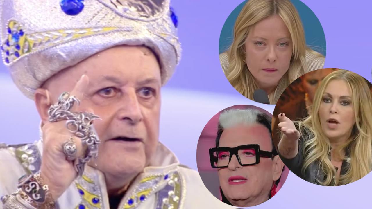 Divino Otelma attacco a Malgioglio e Bruzzone e profezia su Meloni