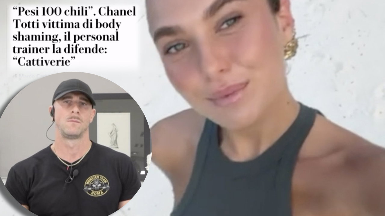 Chanel Totti insultata per il peso, interviene il personal trainer