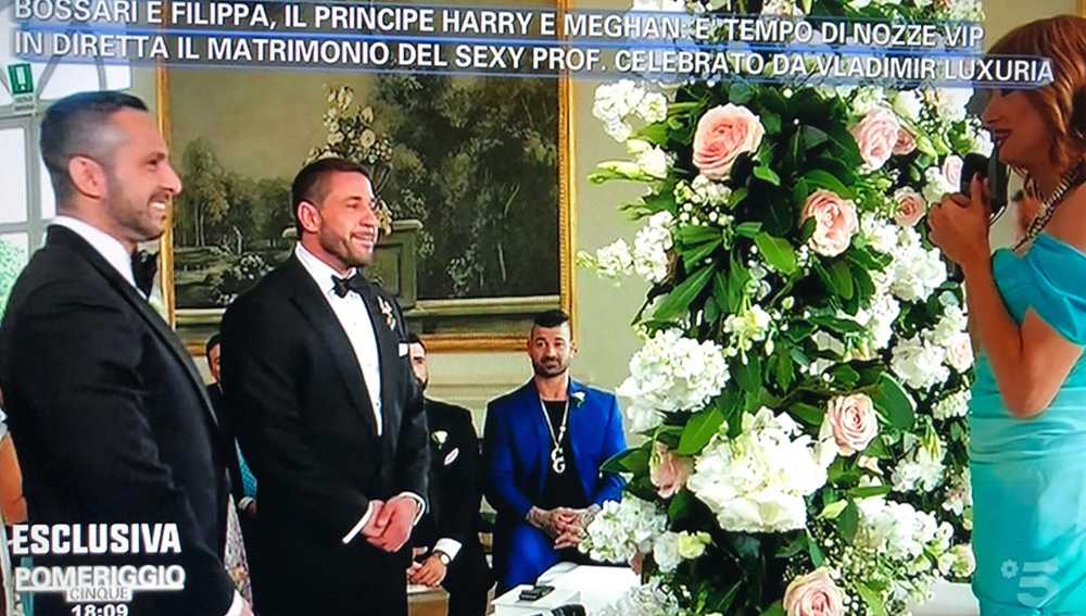 Ruggero Freddi e Gustavo Leguizamon si sposano in diretta a Pomeriggio ...