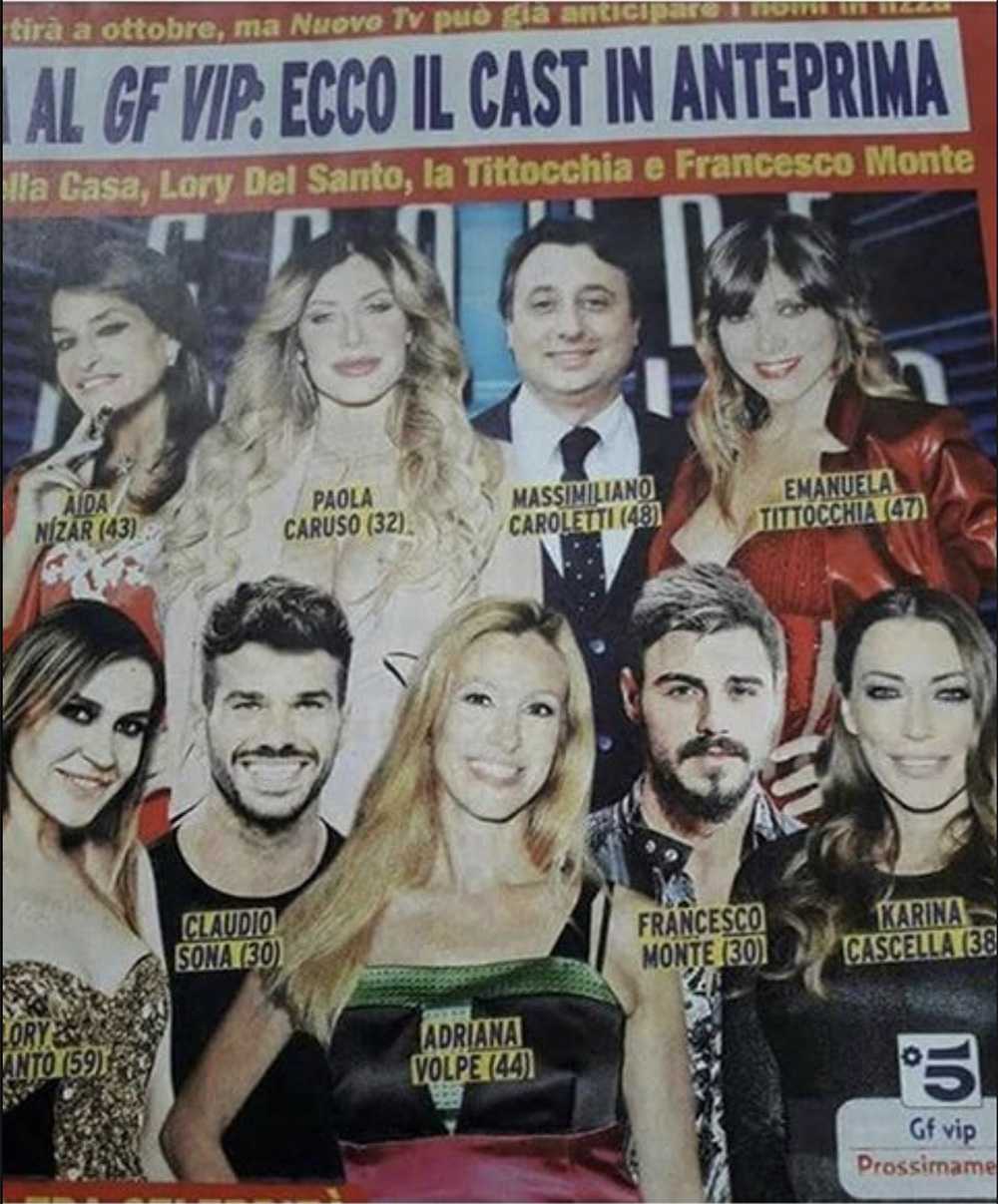 Grande Fratello Vip 3: svelato il presunto cast (super trash) - lo ...