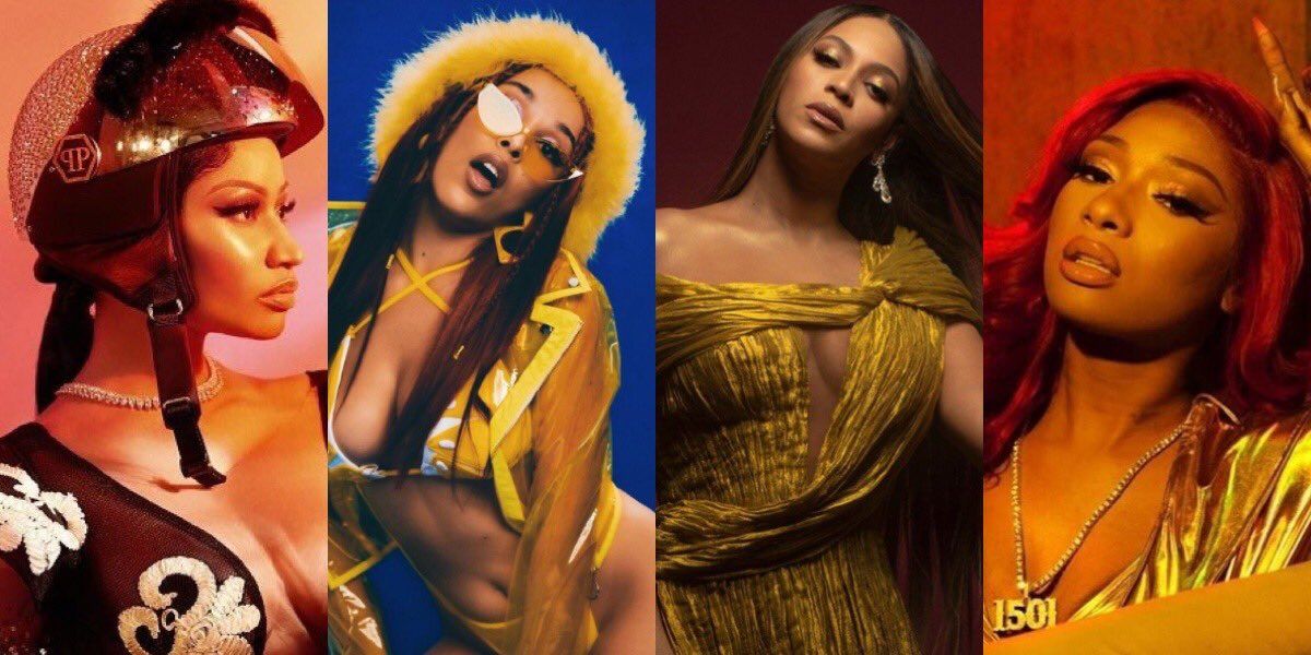 Doja Cat, Nicki Minaj, Megan Thee Stallion e Beyoncé infrangono ... Doja Cat, Nicki Minaj, Megan Thee Stallion e Beyoncé infrangono ...