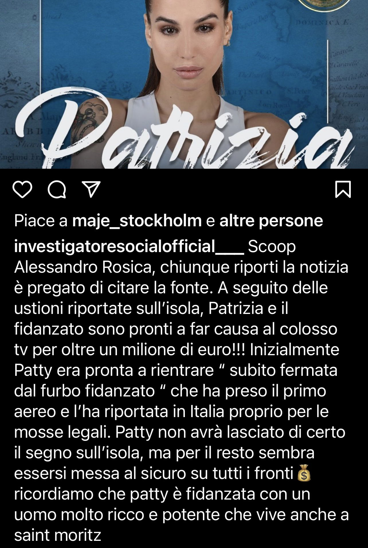 Patrizia Bonetti, come sta dopo l’Isola? “Causa da un milione di euro”