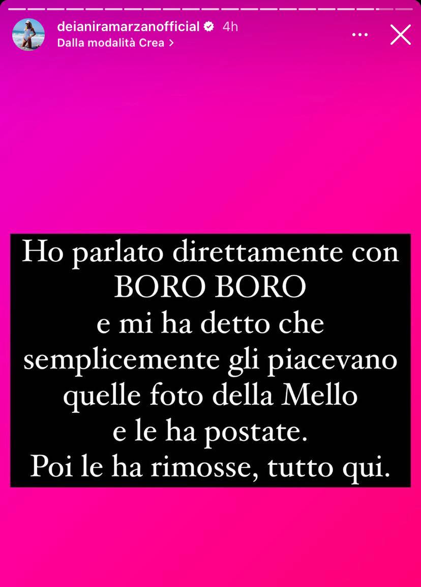 Dayane Mello, cosa c'è con Boro Boro? Il rapper interviene e fa chiarezza