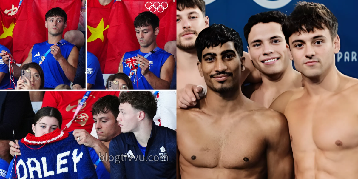 Perché Tom Daley fa l'uncinetto alle Olimpiadi 2024? Ecco il motivo