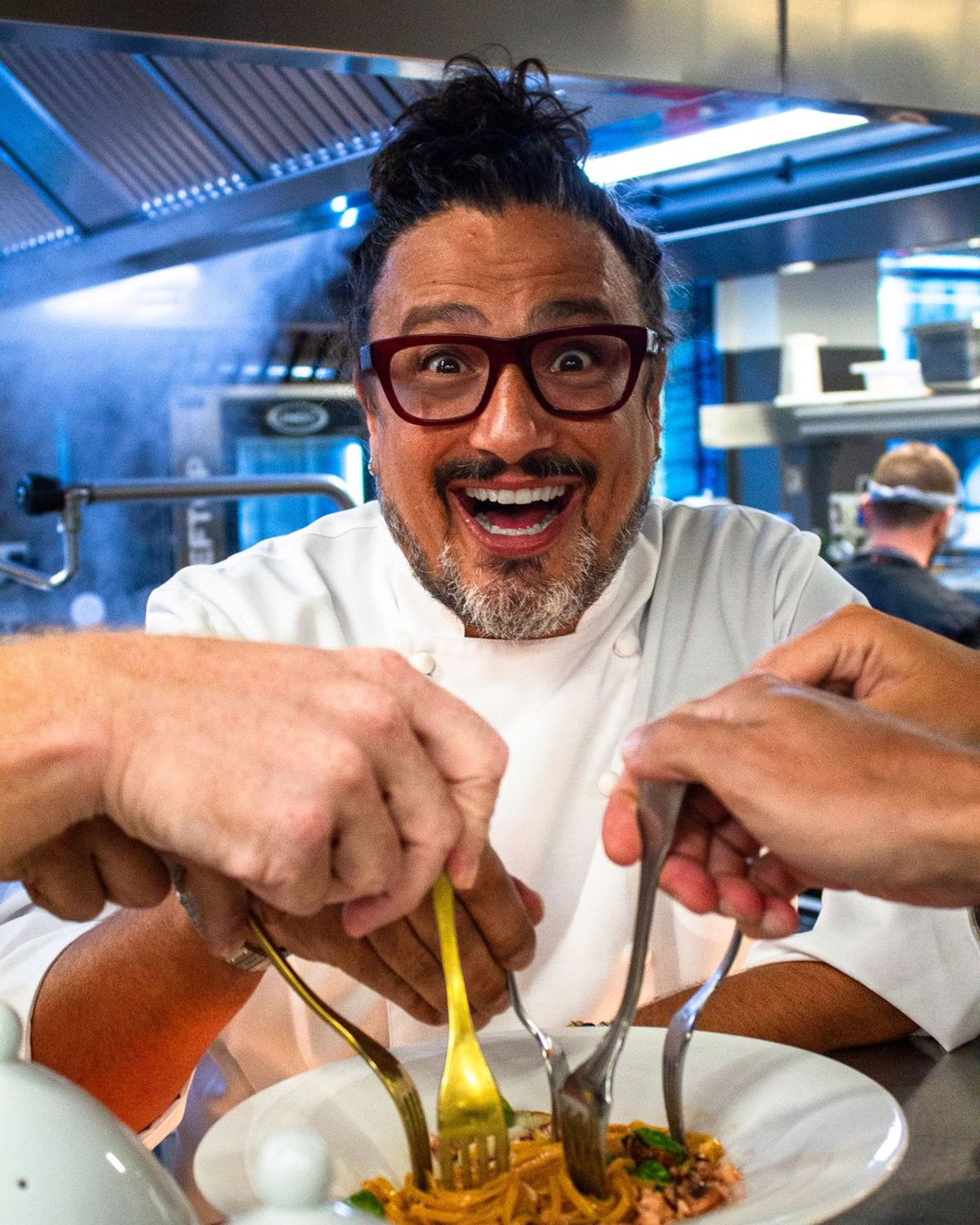 Wilma Oliverio, Alexandra e Arizona: moglie e figlie Alessandro Borghese