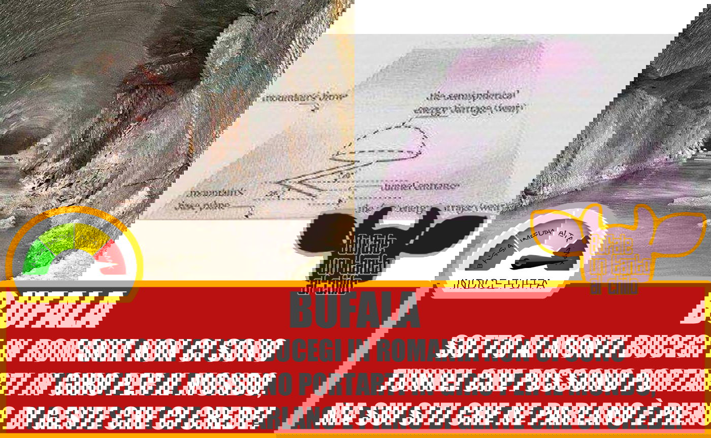 Dai Monti Bucegi i tunnel più lunghi del mondo | Butac - Bufale Un ...