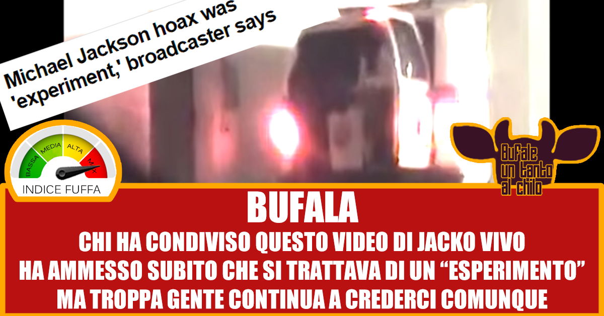 Michael Jackson non è morto | Butac - Bufale Un Tanto Al Chilo