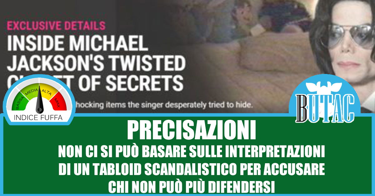 Michael Jackson e le accuse sulla pedofilia | Butac - Bufale Un Tanto ...