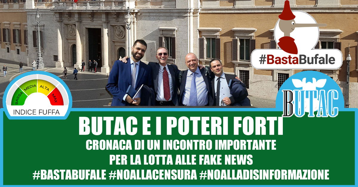 BUTAC e i poteri forti a Montecitorio | Butac - Bufale Un Tanto Al Chilo
