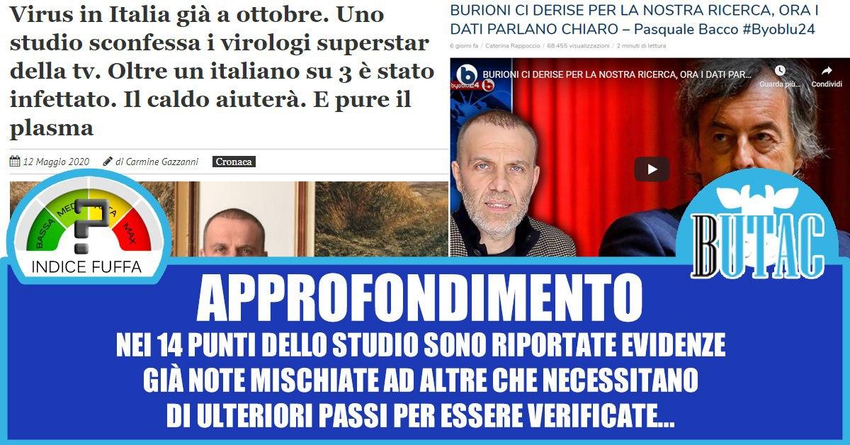 Lo studio del Dott. Pasquale Mario Bacco | Butac - Bufale Un Tanto Al Chilo
