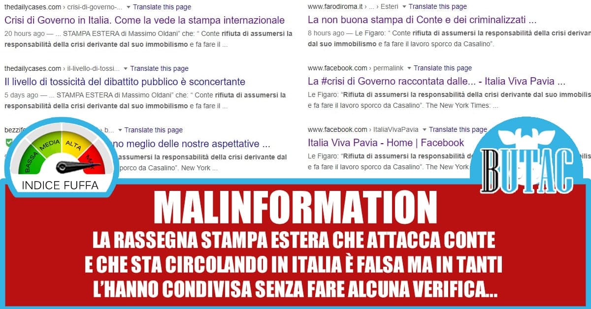 La “Rassegna stampa estera di Massimo Oldani” | Butac - Bufale Un Tanto ...