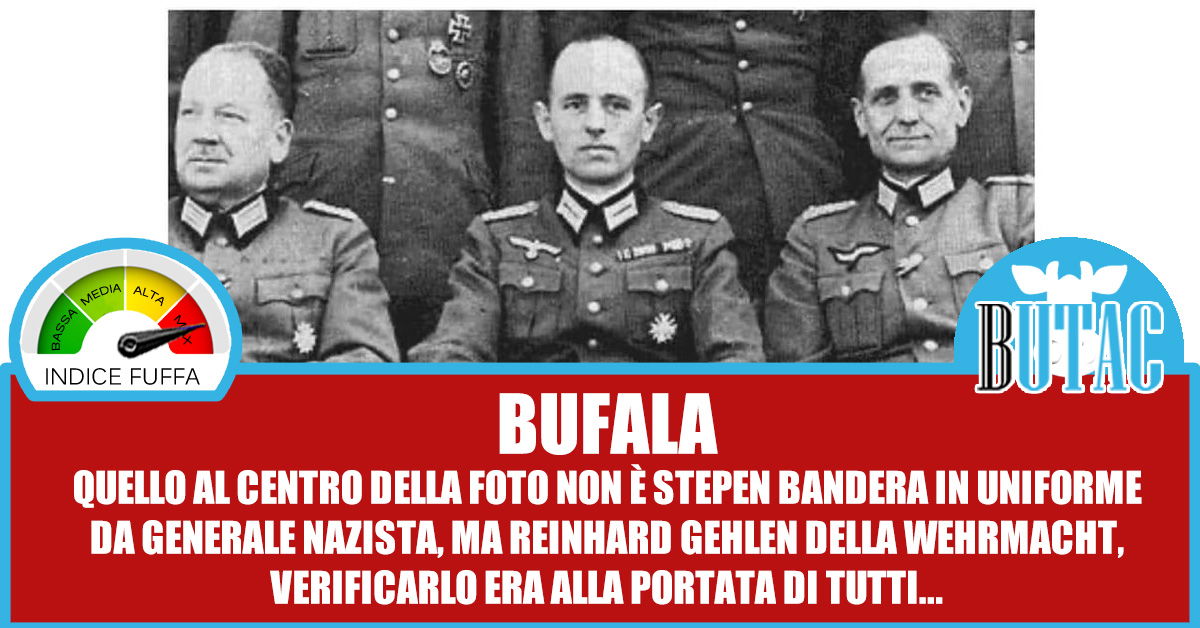 No, non è Bandera tra le SS | Butac - Bufale Un Tanto Al Chilo