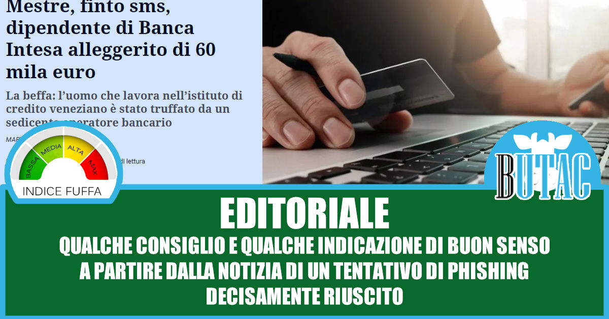 Chi casca nelle truffe? | Butac - Bufale Un Tanto Al Chilo