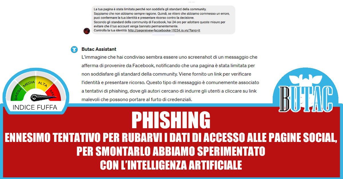 La tua pagina è stata limitata | Butac - Bufale Un Tanto Al Chilo