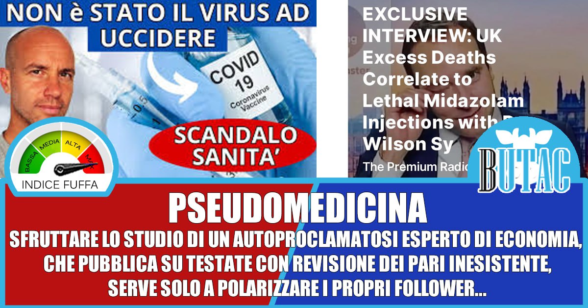 Farsi prendere per i fondelli: Midazolam | Butac - Bufale Un Tanto Al Chilo