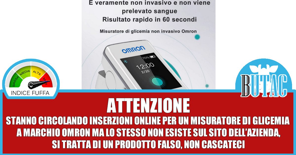 La falsa pubblicità del misuratore di glicemia - ATTENZIONE | Butac - Bufale Un Tanto Al Chilo