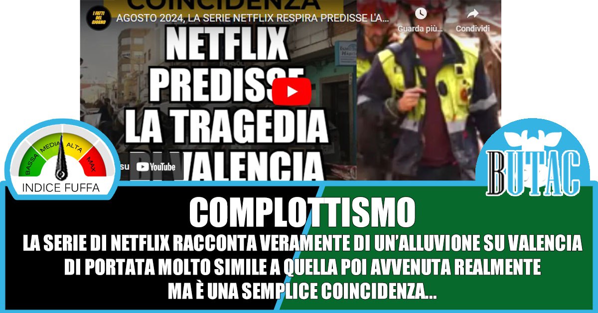 Gota fría DANA e complottismi