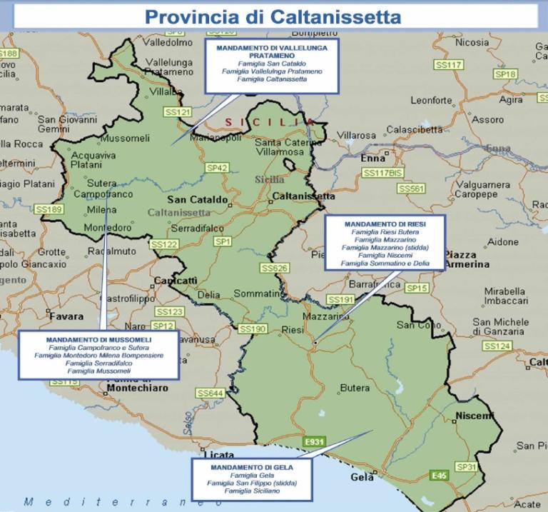 Mafia, 'ndrangheta, camorra: la mappa dei clan | Giornalettismo