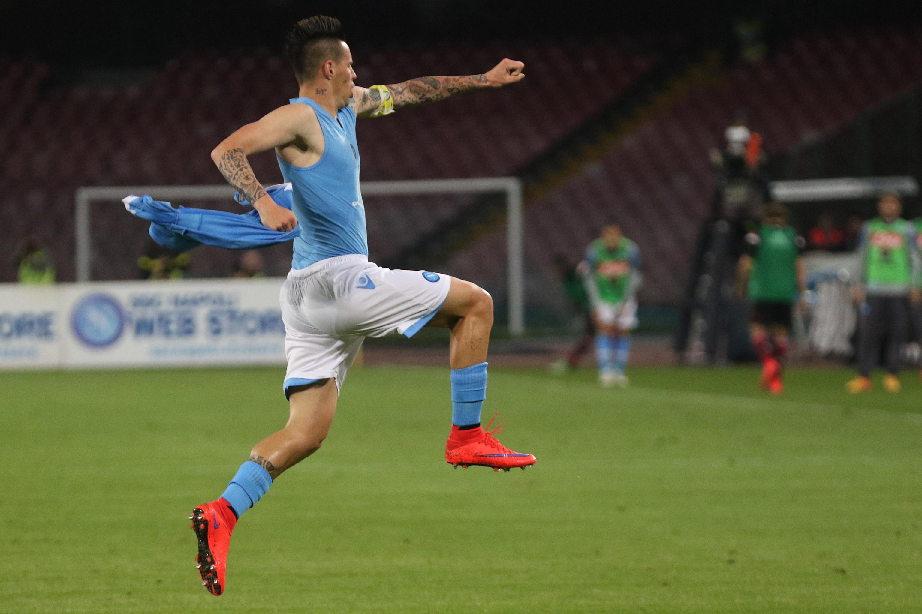 NAPOLI-MILAN 3-0. Hamsik, Higuain e Gabbiadini: tre gol in sei minuti e ...