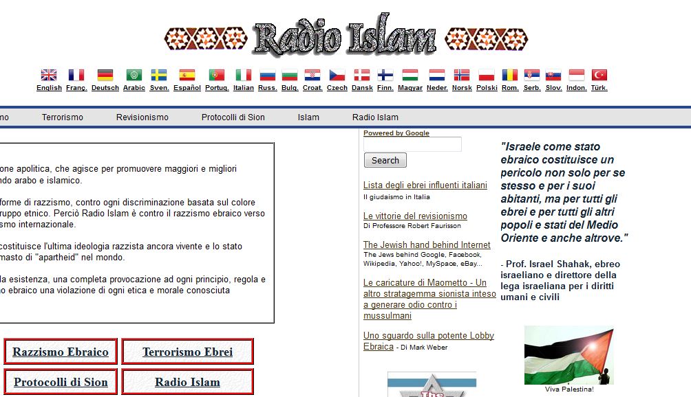 Radio Islam, spunta di nuovo la “lista di proscrizione” degli ebrei ...