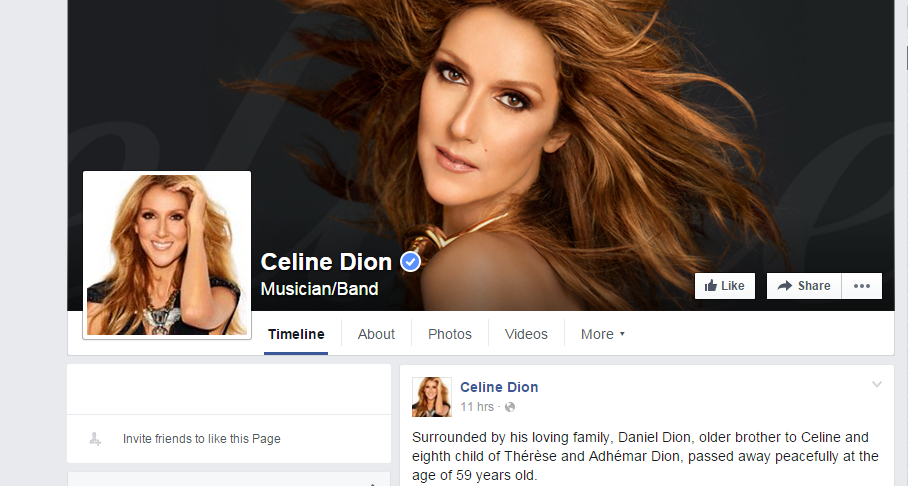 Céline Dion, dopo il marito anche il fratello si arrende al cancro ... Céline Dion, dopo il marito anche il fratello si arrende al cancro ...
