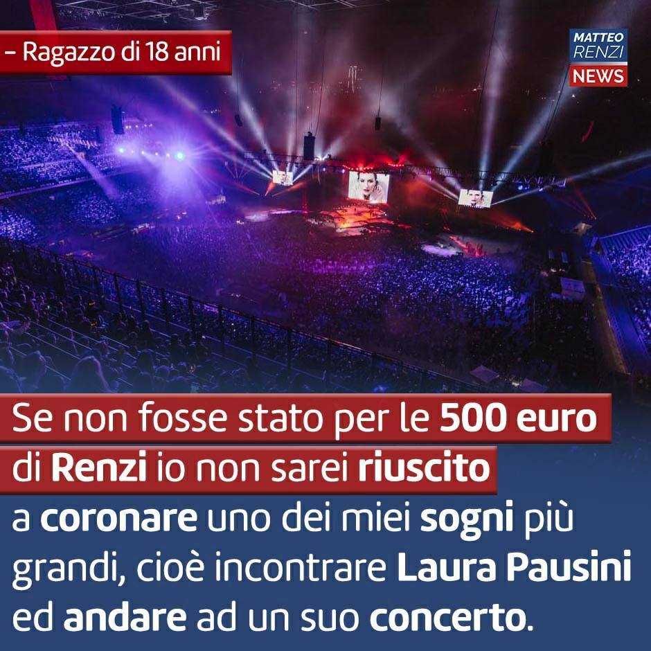 «Grazie Renzi per Laura». Ma l'ultimo concerto è prima del bonus cultura