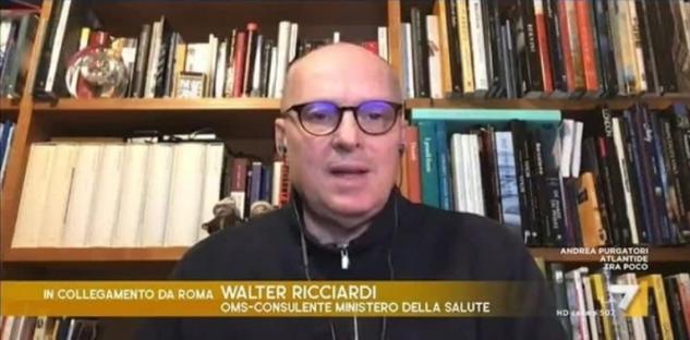 Walter Ricciardi non si è dimesso oggi dalla guida dell'ISS