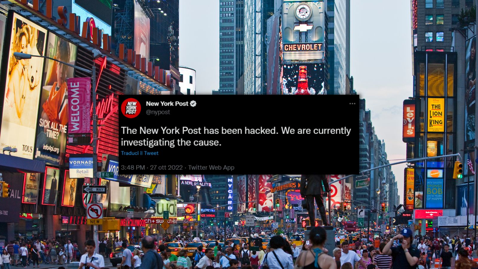New York Post hackerato: ecco cosa è successo | Giornalettismo