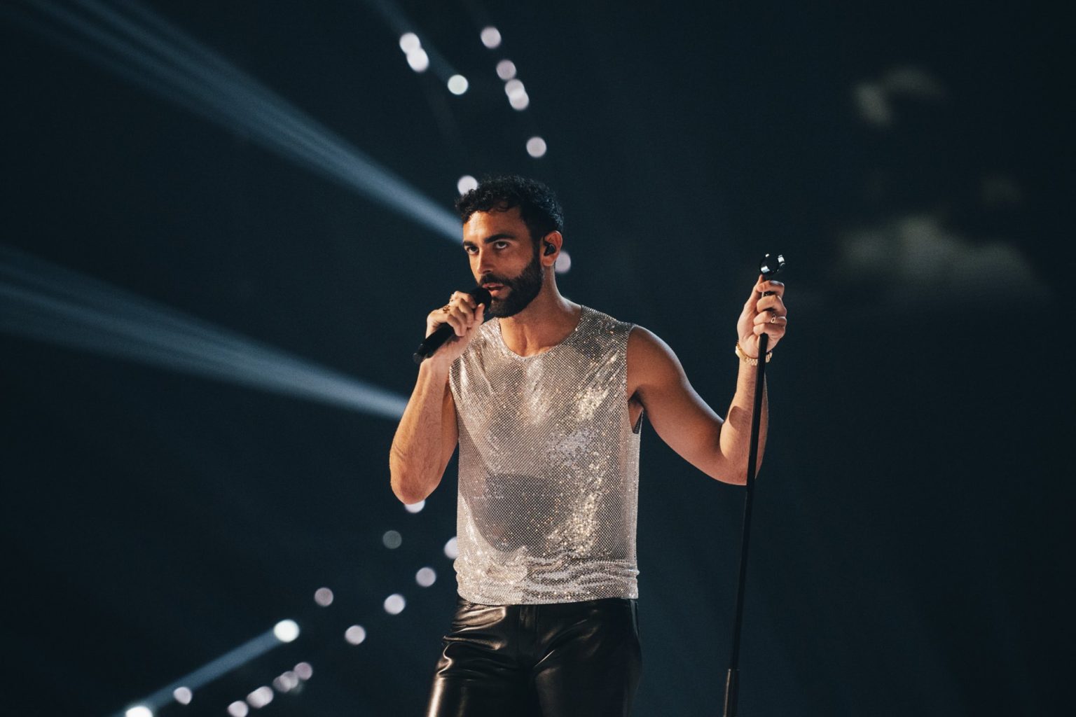Le prove di Marco Mengoni sul palco dell'Eurovision 2023 (Foto ...