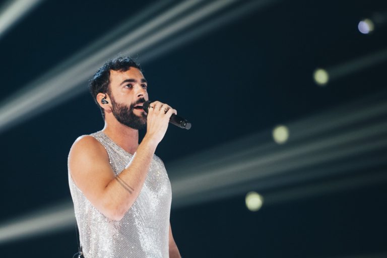 Le prove di Marco Mengoni sul palco dell'Eurovision 2023 (Foto ...