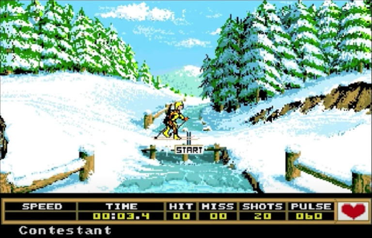 I Winter Games della Epyx - Indiscreto