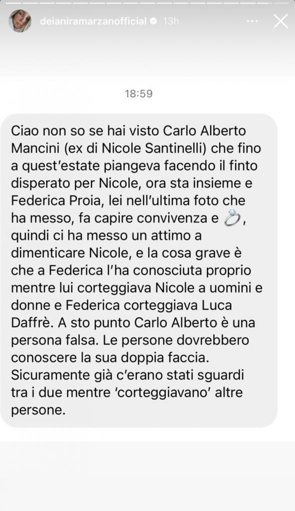Uomini e Donne, Carlo Alberto Mancini si è fidanzato con Federica Proia