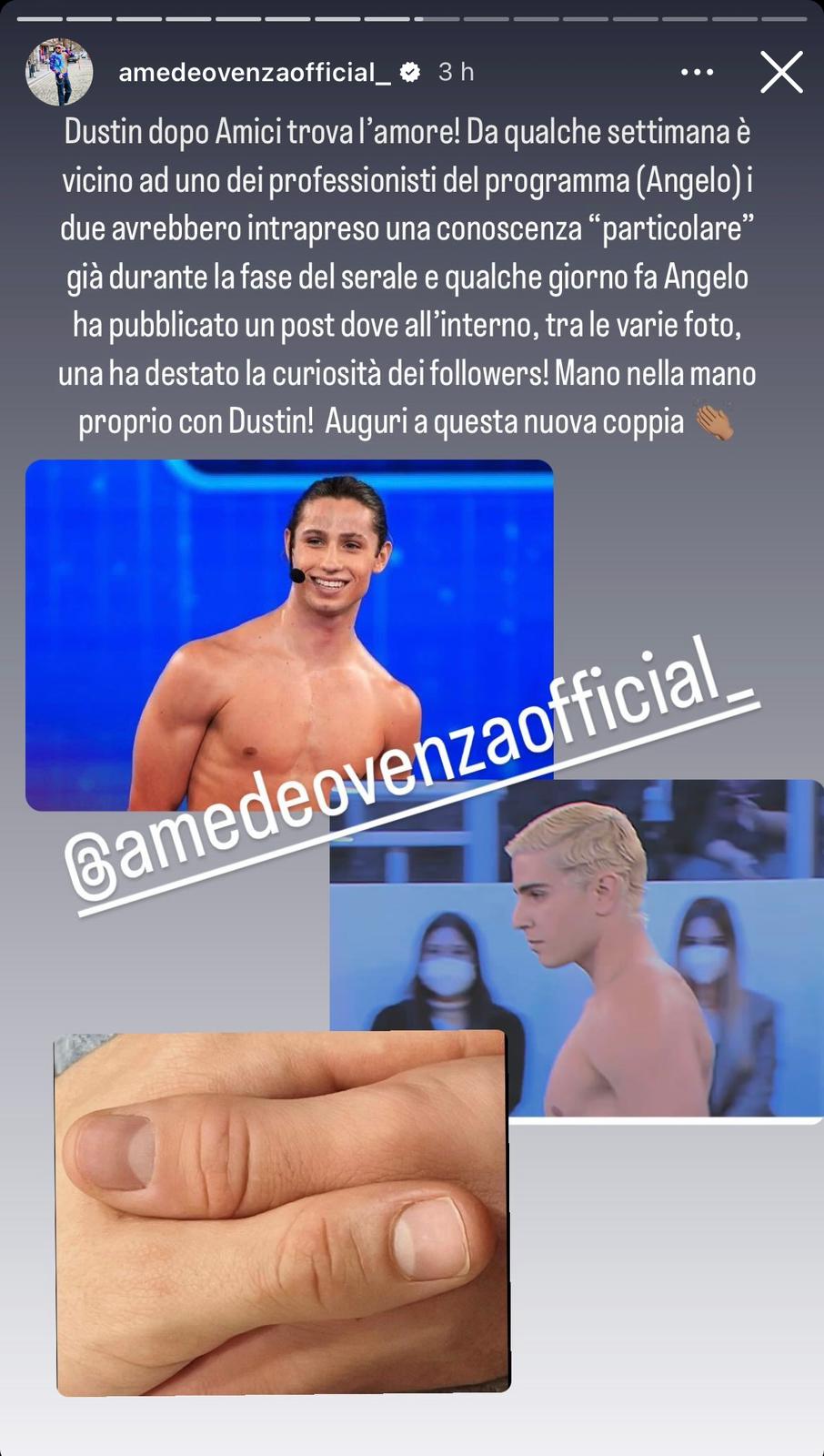 Amici 23, è nato l'amore tra Dustin Taylor e Angelo Recchia